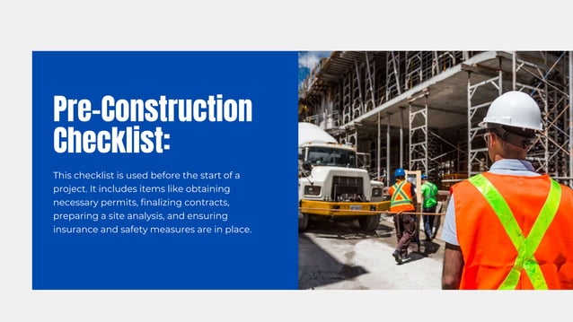 Guide to Different Types of Construction Checklists (1).pptx