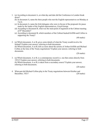 Guide to documents based question | PDF