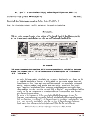 Guide to documents based question | PDF