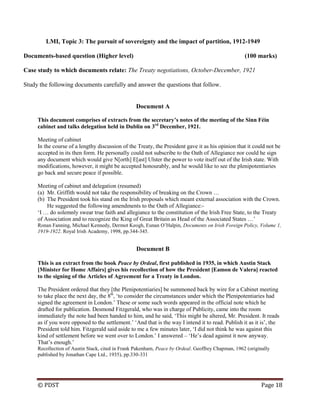 Guide to documents based question 2013 | PDF