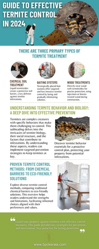Guide to Effective Termite Control in 2024 | PDF
