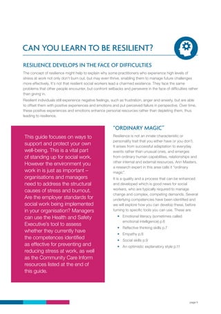 Guide to Emotional Resilience & well-being - Great as a reference guide ...