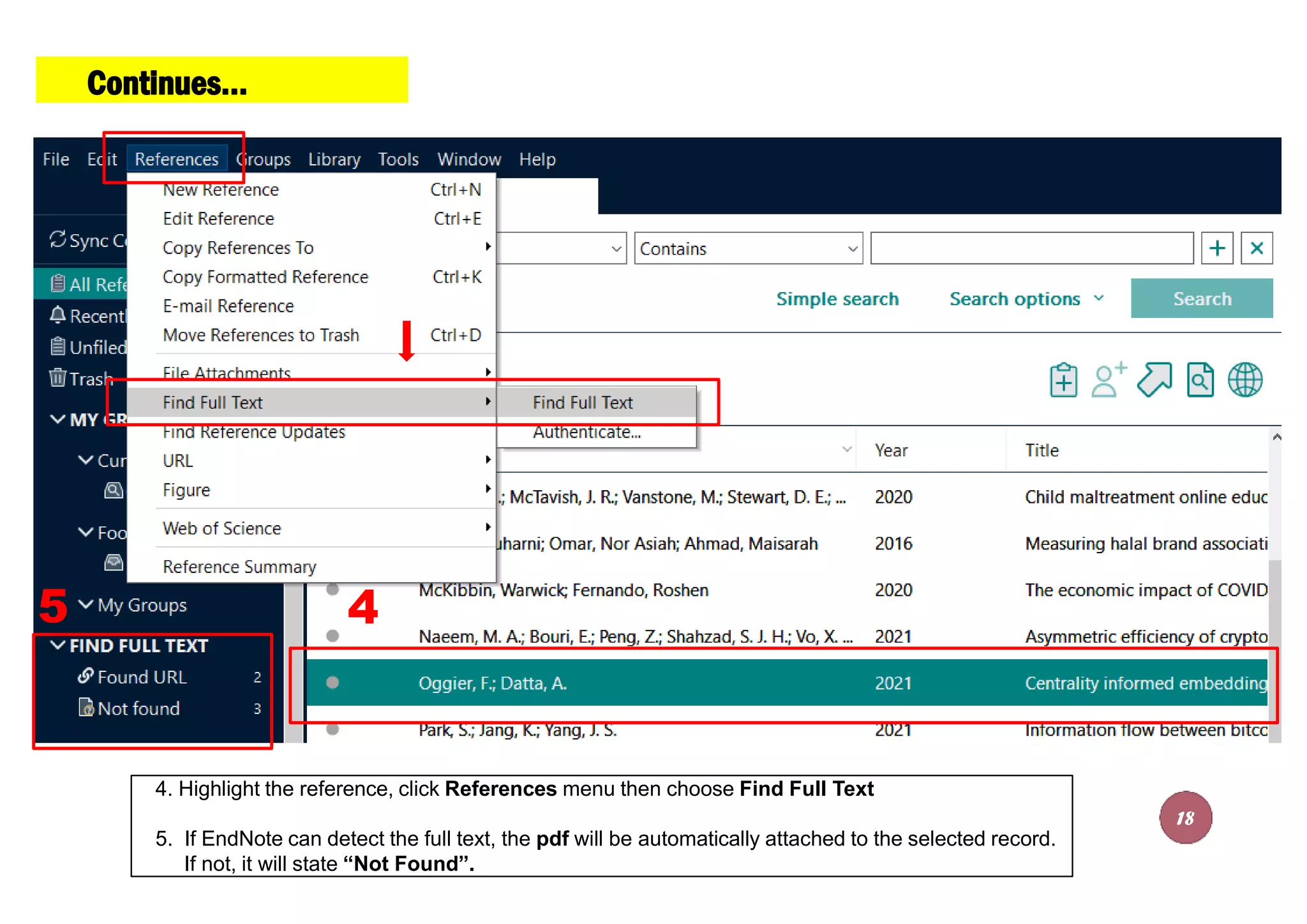 Guide to endnote 2021 | PPTX