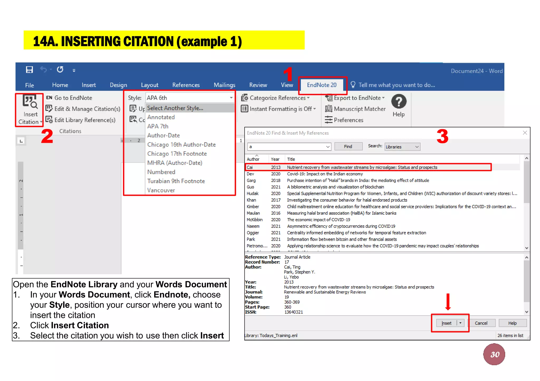 Guide to endnote 2021 | PPTX