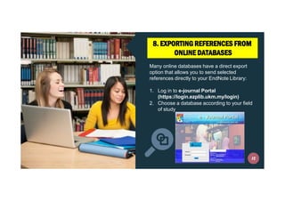 Guide to endnote 2021 | PPTX