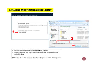 Guide to endnote 2021 | PPTX