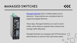 Guide to Enterprise Switches and Their Selection | PPT