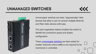 Guide to Enterprise Switches and Their Selection | PPT