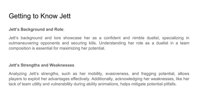 Guide to Excel with Jett in Valorant.pptx