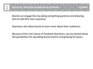 Guide to Facebook Questions | PPT