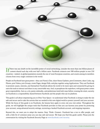 Guide to facebook security | PDF