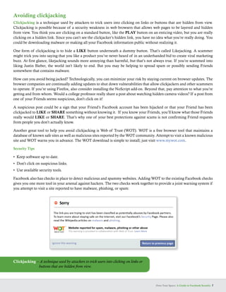 Guide to facebook security | PDF