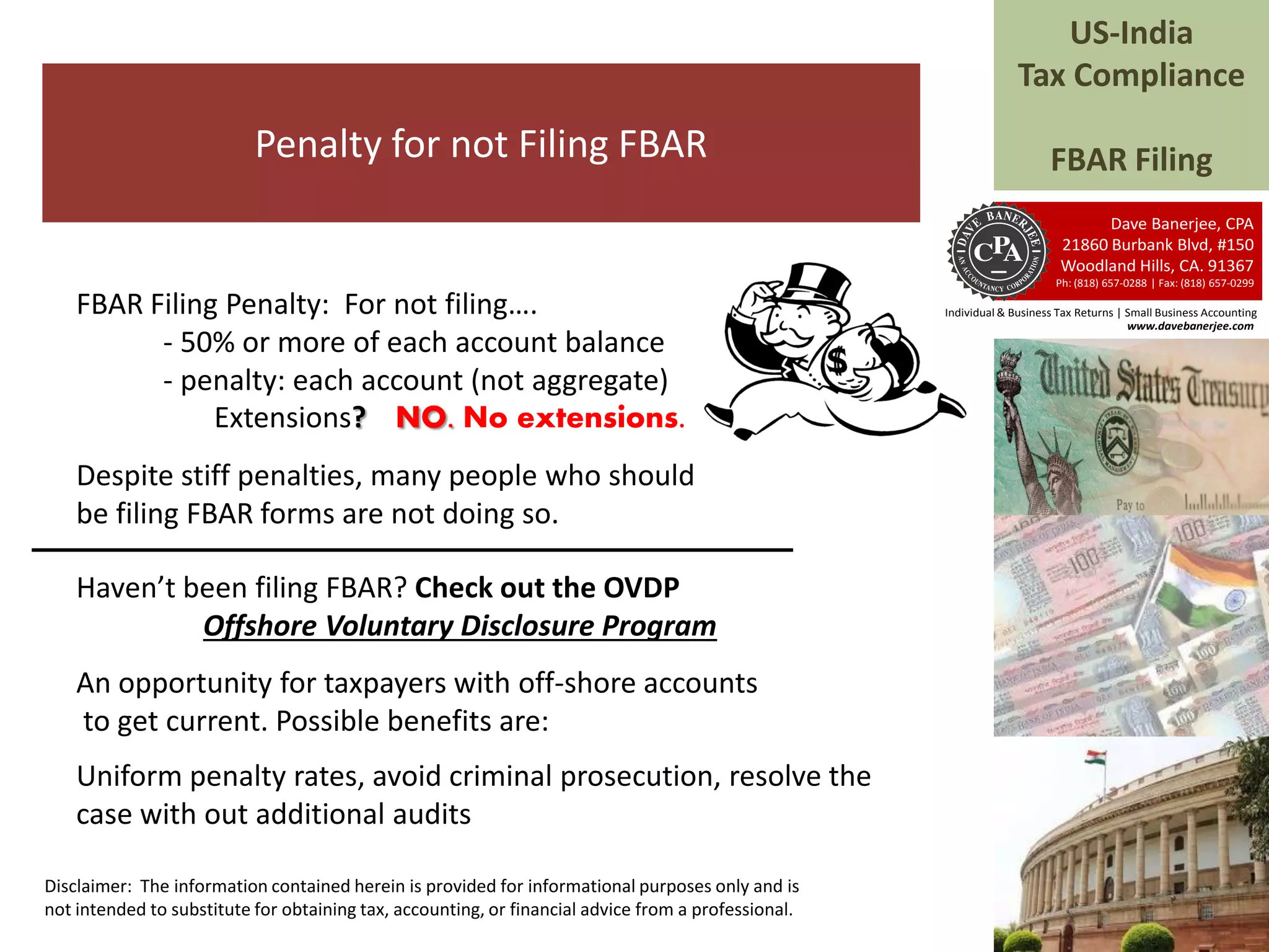 Guide to FBAR - January 2016 | PPT