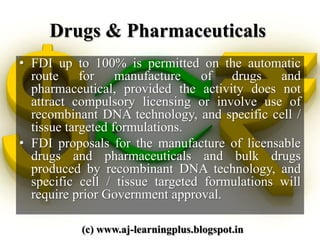 Guide to FDI in india | PPT