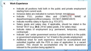 Guide to filling PDS (Revised 2017) | PPTX