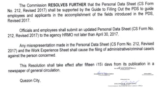 Guide to filling PDS (Revised 2017) | PPTX