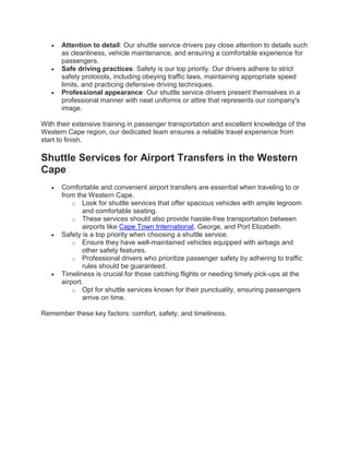 Navigating Western Cape: Your Ultimate Shuttle Service Handbook.pdf