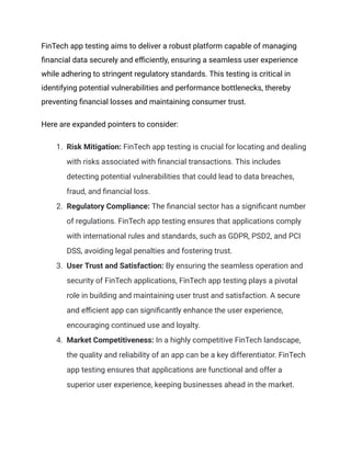Guide to FinTech App Testing For Improved Functionality and Security.pdf