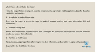 Guide to Flutter Developers for Mobile Applications.pptx