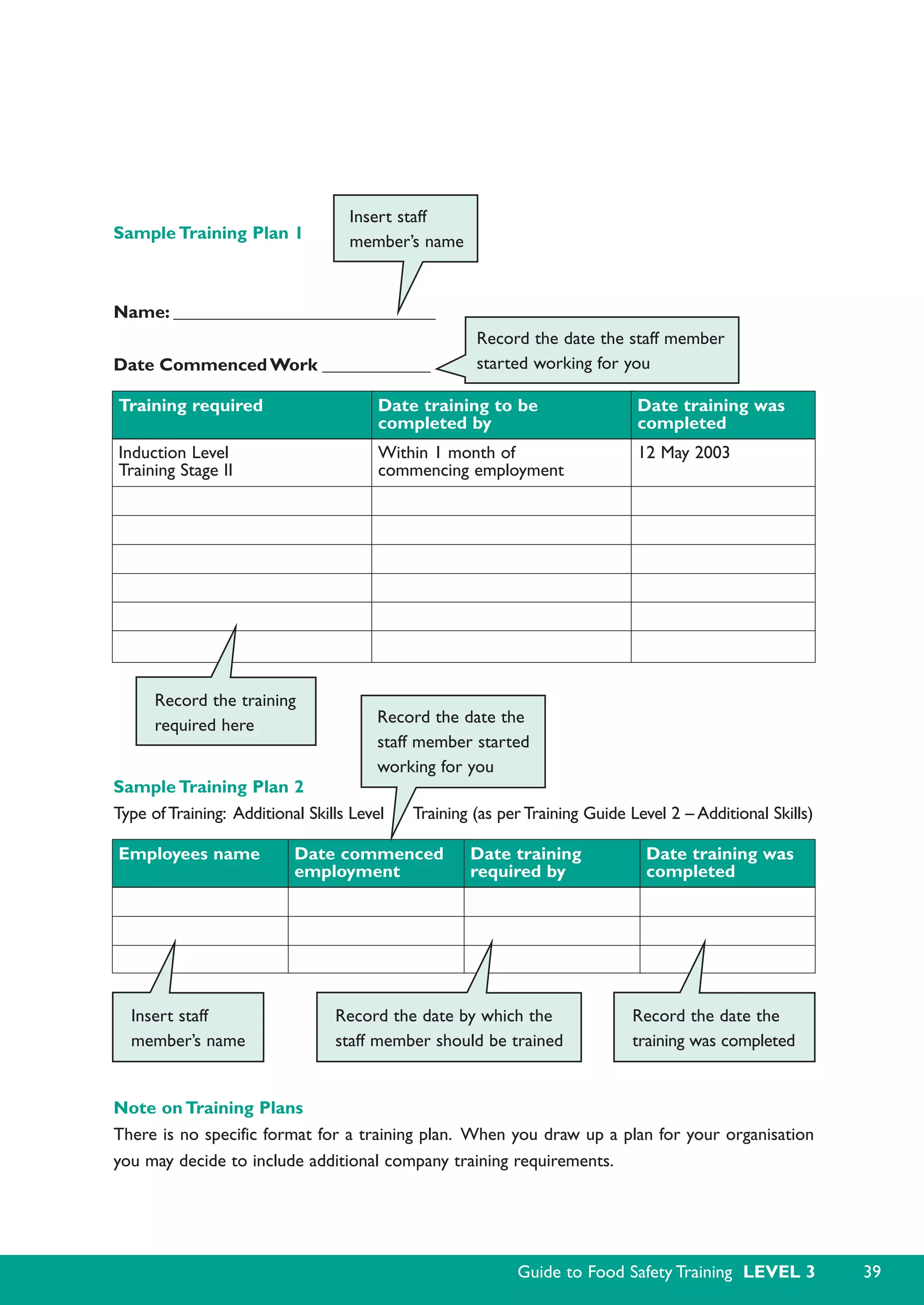 Guide to food_safety_training_l3 | PDF