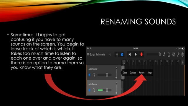 Guide to garage band | PPTX