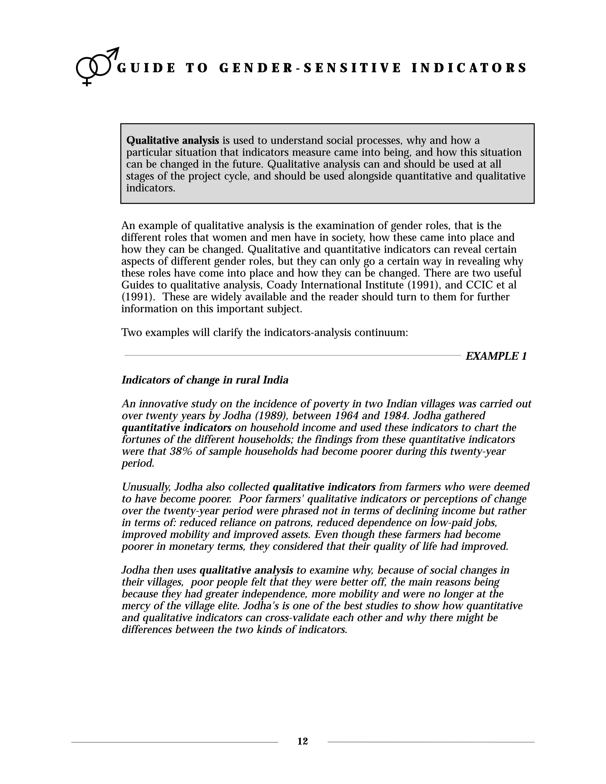 Guide to Gender-Sensitive Indicators | PDF