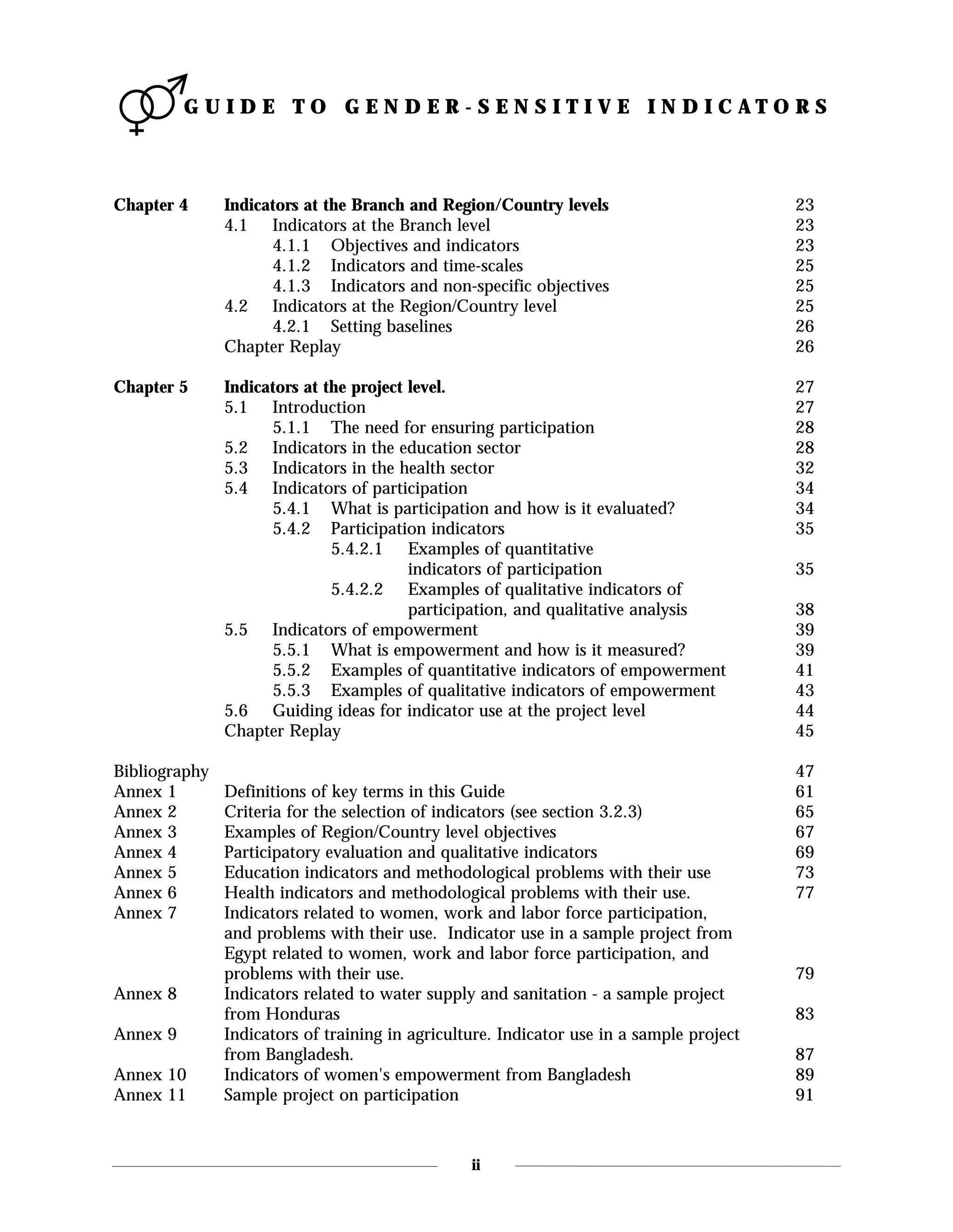 Guide to Gender-Sensitive Indicators | PDF
