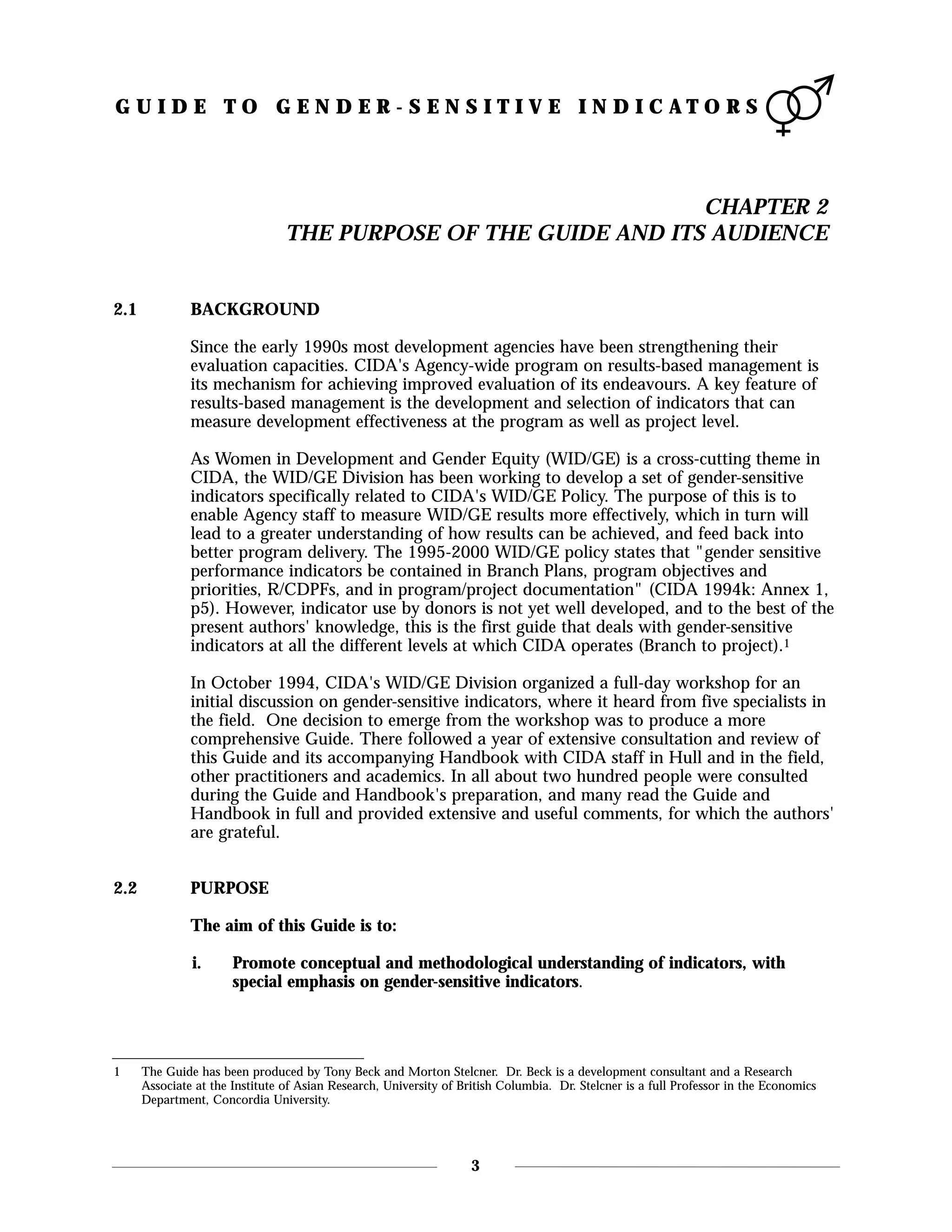 Guide to Gender-Sensitive Indicators | PDF