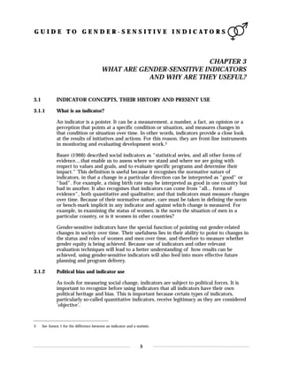 Guide to Gender-Sensitive Indicators | PDF