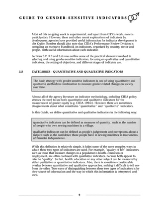 Guide to Gender-Sensitive Indicators | PDF