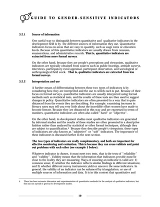 Guide to Gender-Sensitive Indicators | PDF