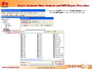 Guide to genex assistant for lte update 2012-2-25 | PPT