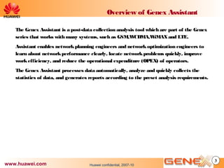Guide to genex assistant for lte update 2012-2-25 | PPT