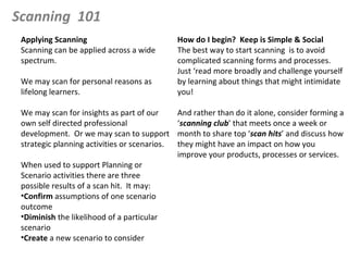 Guide to Scanning for Change | PPT