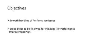 Guide to handling performance issues for managers | PDF