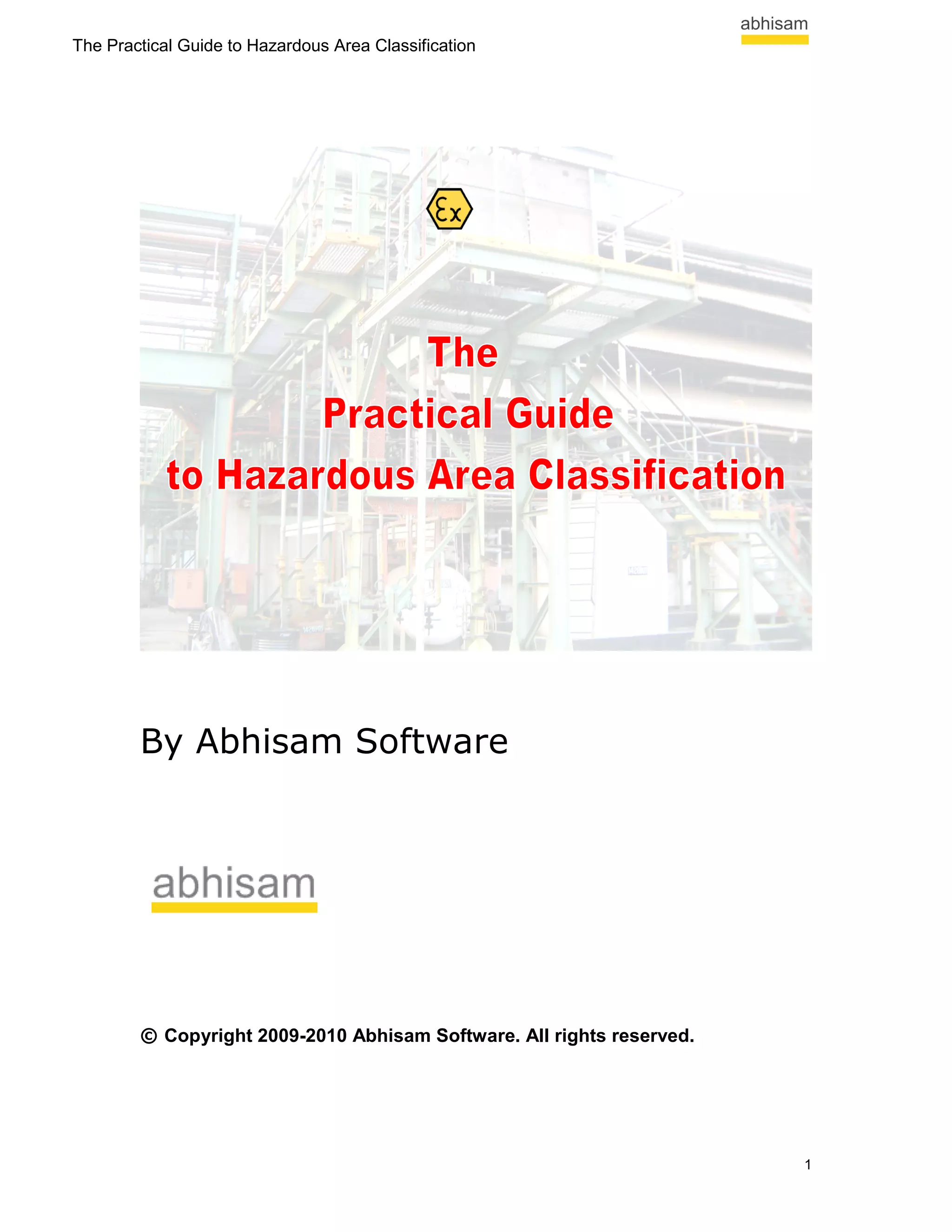The Practical Guide to Hazardous Area Classification eBook | PDF