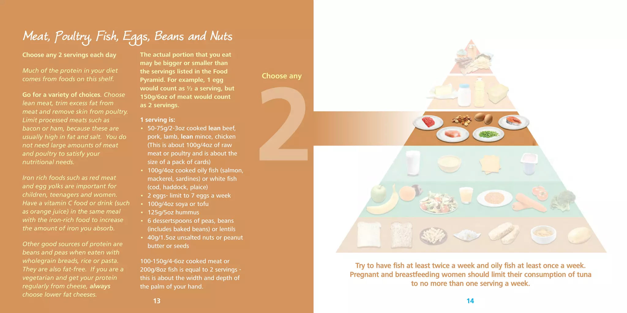 Guide to Healthy Eating Using the Food Pyramid | PDF