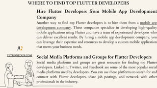 Guide to Hire Flutter Developers by ultroNeous Technologies.pdf