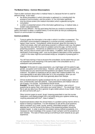 Guide to history taking & examination | PDF