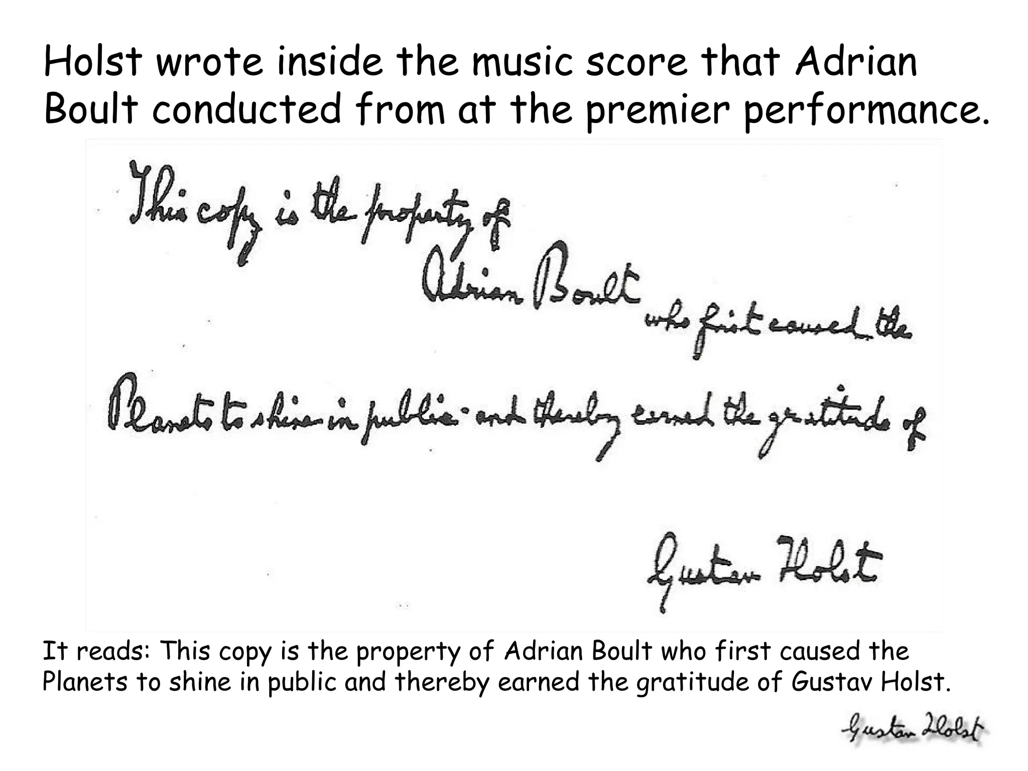 Guide to holst_and_the_planets_suite | PPT