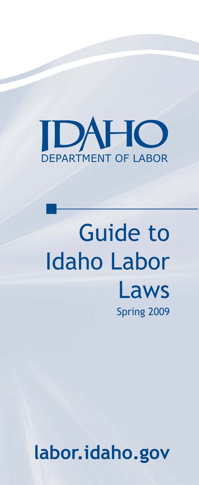 Guide to idaho labor laws | PDF