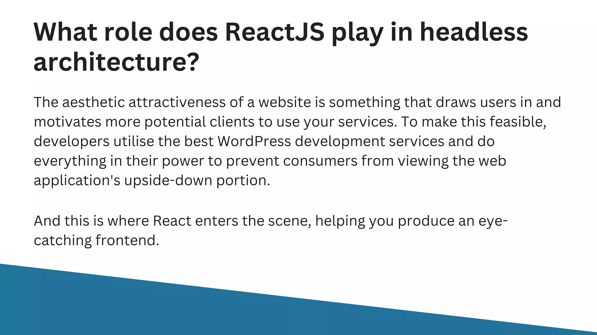 Guide To Implement Headless Wordpress Using React Ppt
