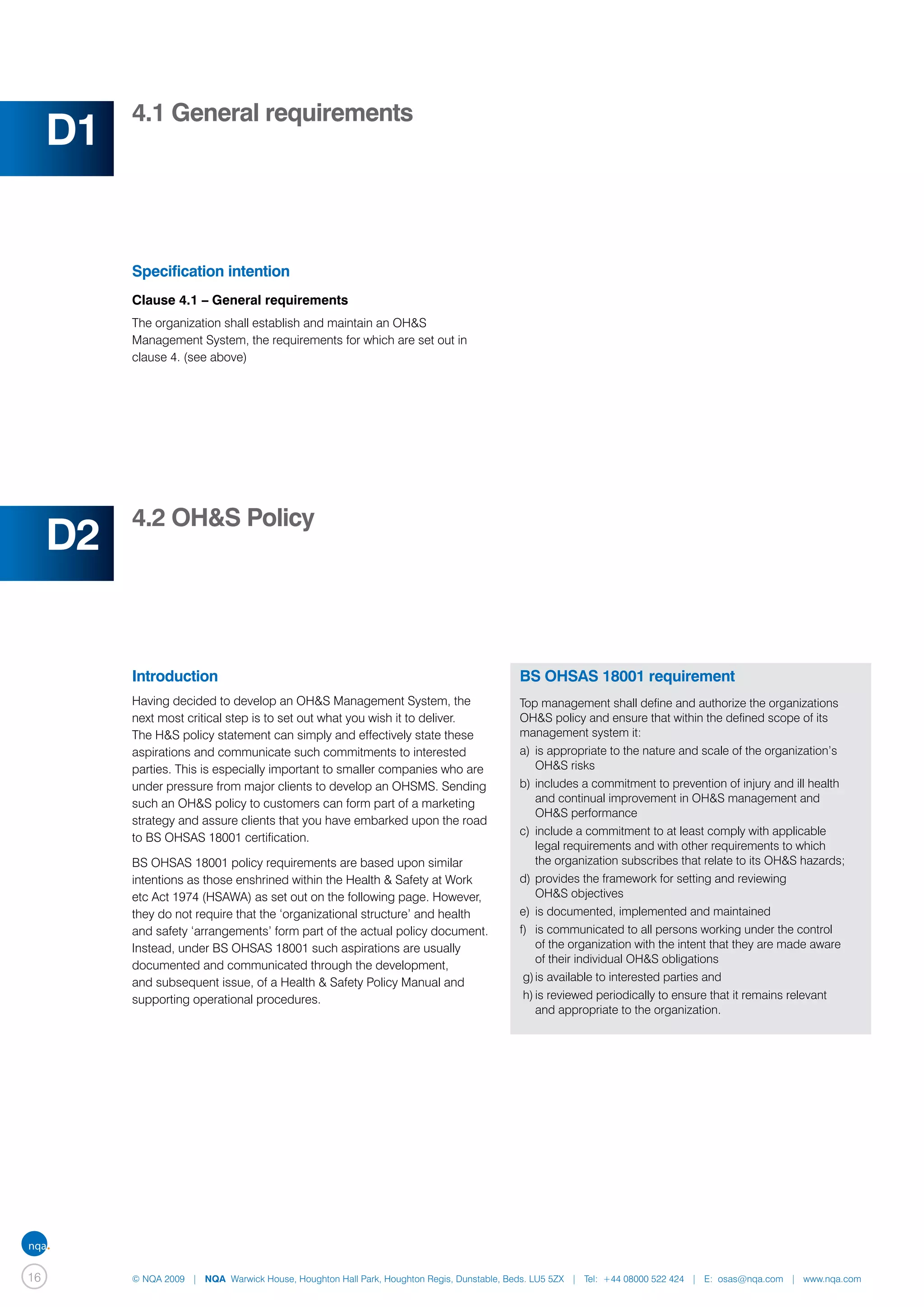 Guide to implementing ohsas 18001 (1) | PDF