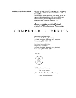 Guide to industrial control systems (ics) security | PDF