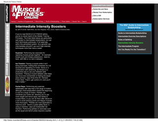 Guide to intermidiate bodybuilding | PDF
