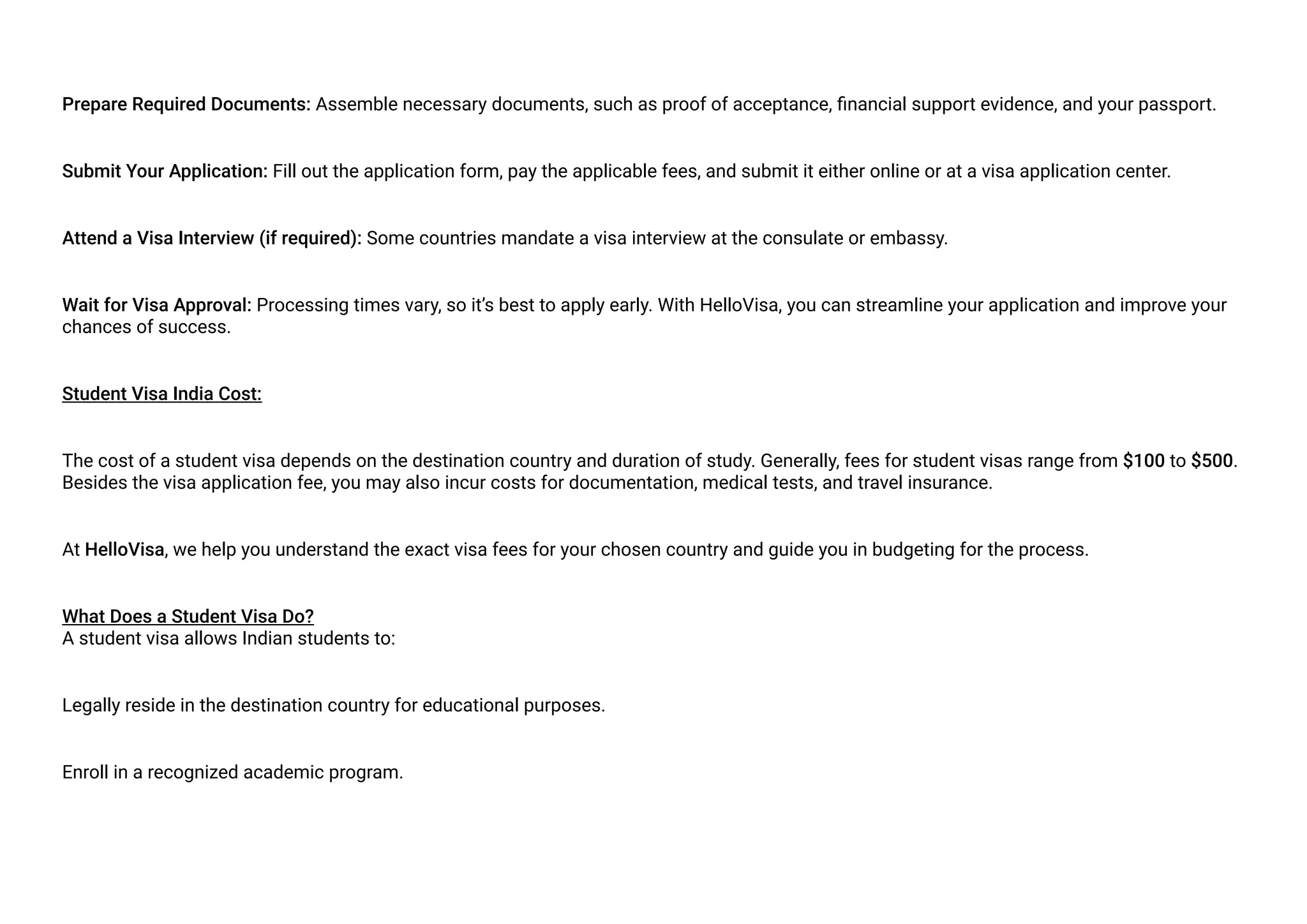 Study Visa Requirements, Types & Process | PPT