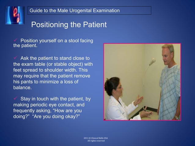 A Guide to the Clinical Male Urogenital Examination | PPTX | Sexual ...