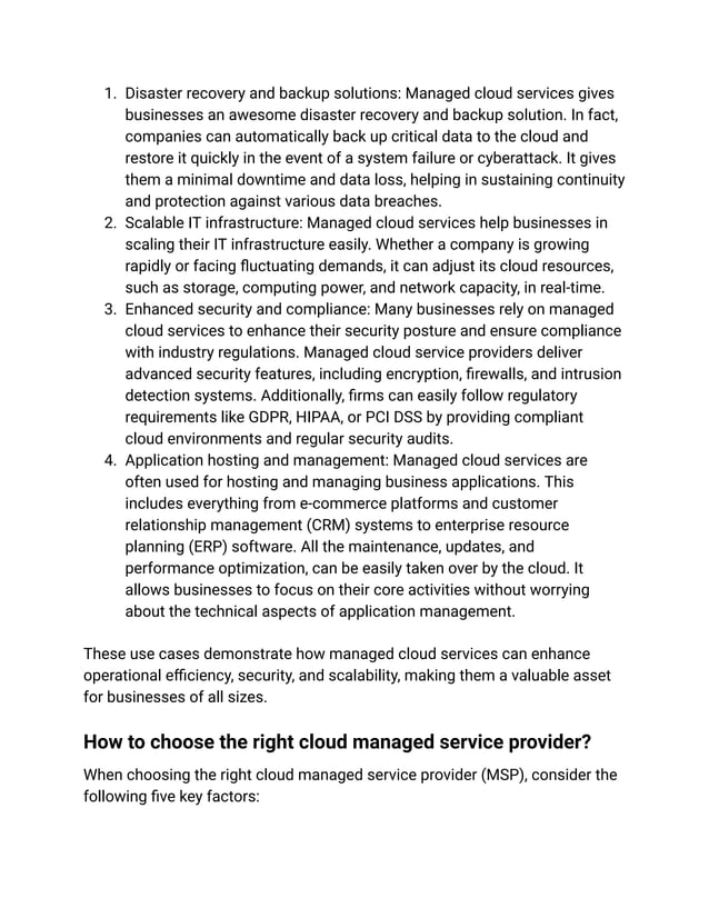 Guide to managed cloud services_ Types, use cases & how to ensure success.pdf