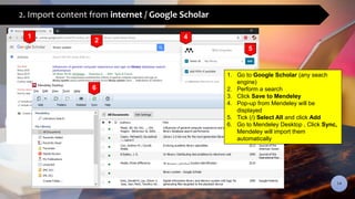 Guide to Mendeley Desktop | PPTX