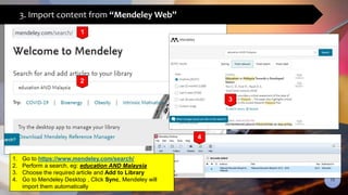 Guide to Mendeley Desktop | PPTX